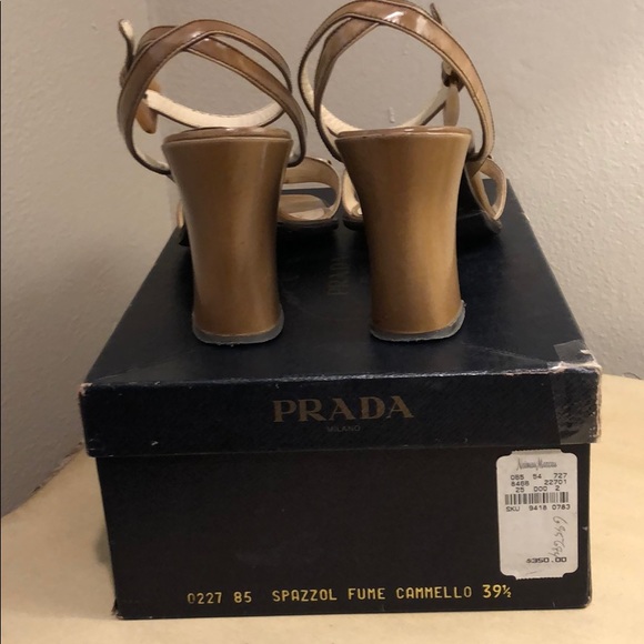 Prada | Shoes | Prada Block Heel Sandals | Poshmark